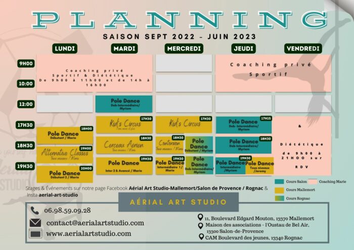 Aerial art studio | Planning